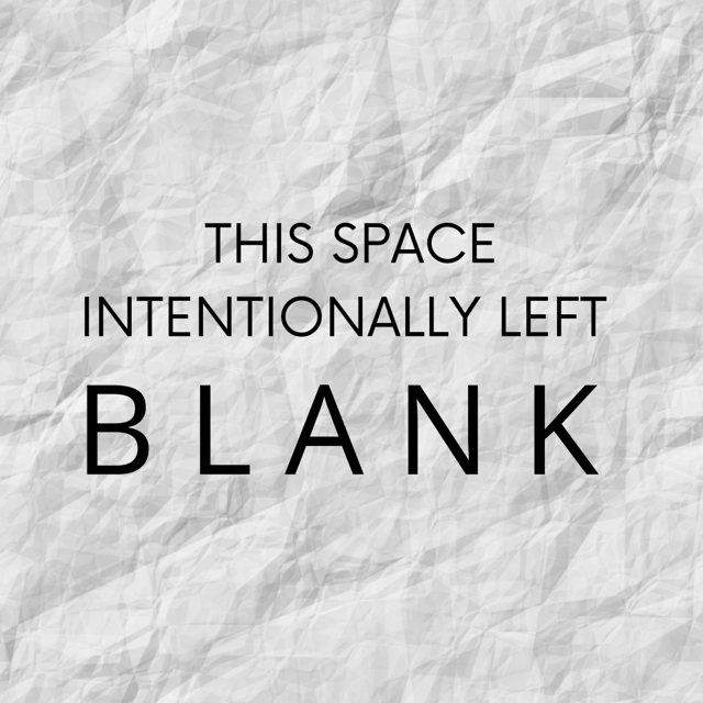 This Space Intentionally Left Blank – Cindy Powell